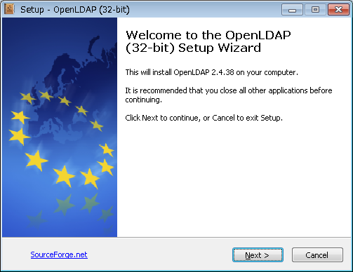 Linux参考ブログ: OpenLDAP for Windowsインストール